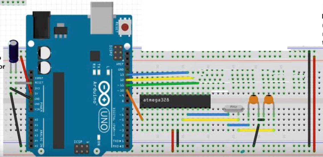 Thinker'sCloud: Programming Atmega 328P chip with an Arduino board as ...