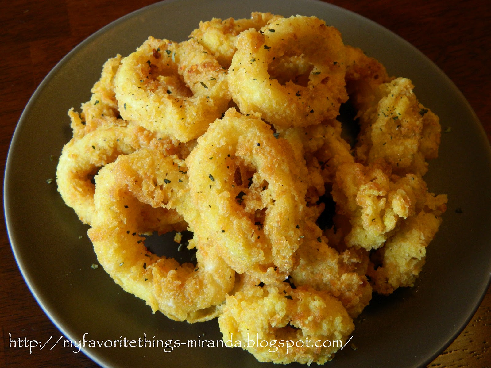 Light and Crispy Panko Breaded Calamari