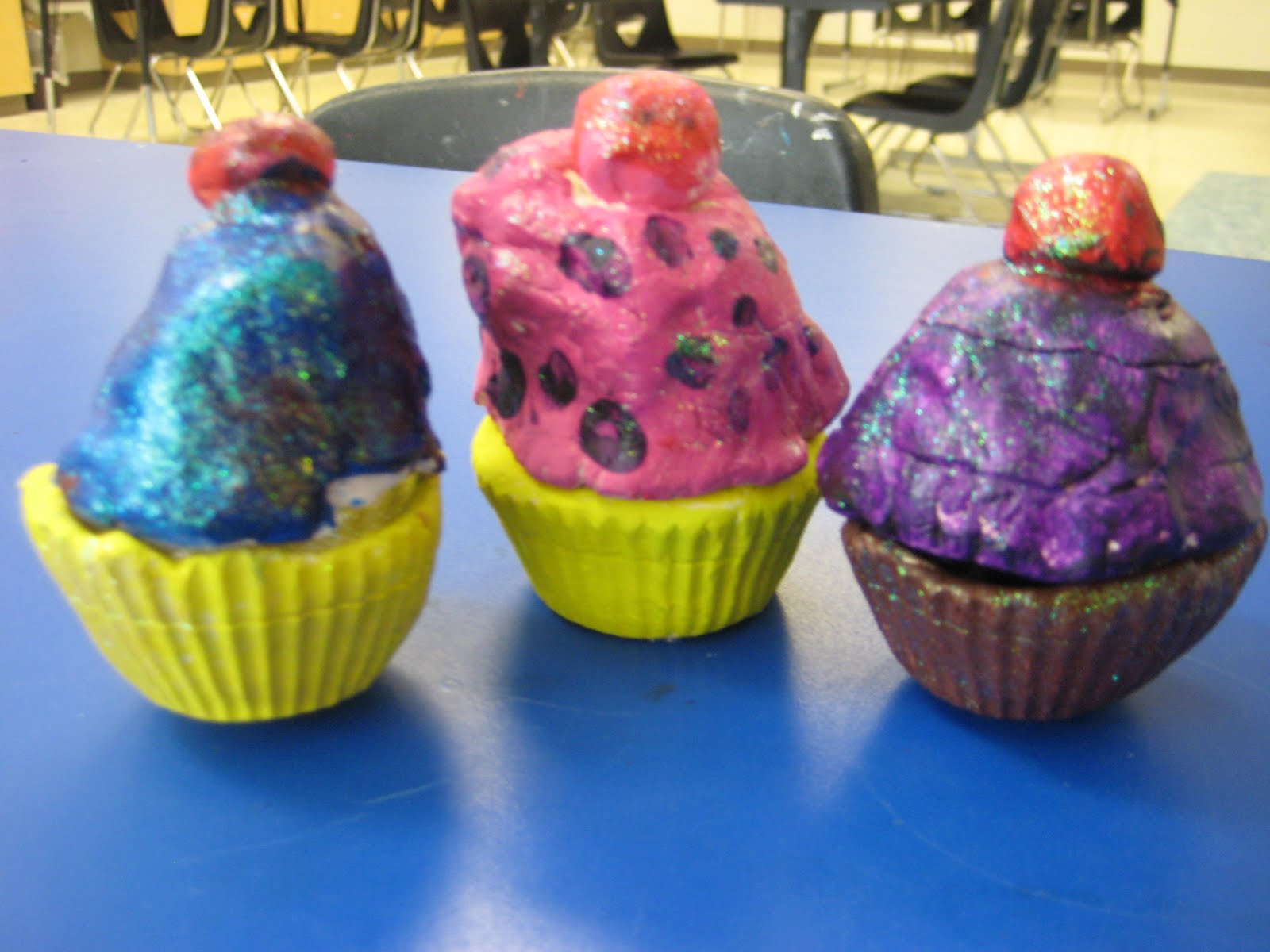 Why Walk When You Can Fly?: Second Grade Clay Cupcakes