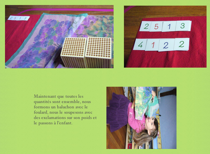 Journal Montessori: La grande addition