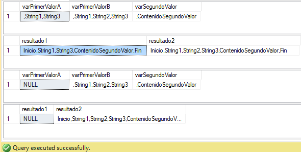 CONCATENANDO, LIDIANDO CON NULLs ~ SQL SERVER