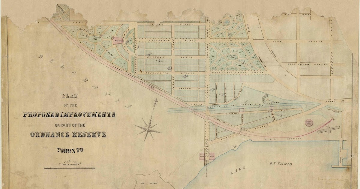 Fort York and Garrison Common Maps: 1856 Dennis & Boulton: Plan of the ...