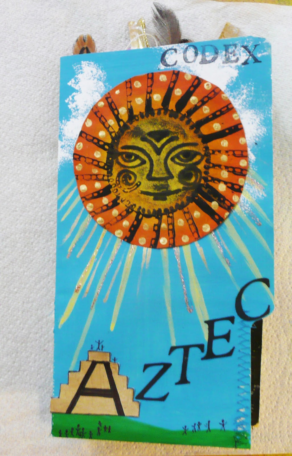 that artist woman: Aztec File Folder books