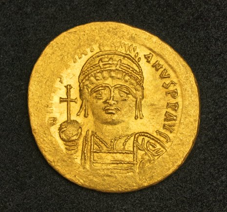Eastern Roman Empire, Justinian I Gold Solidus Coin|World Banknotes ...