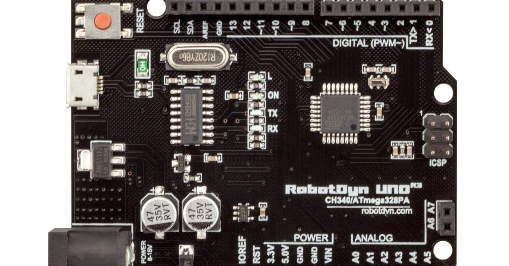 Uno R3 CH340G/ATmega328P by RobotDyn - review - Arduino Lviv