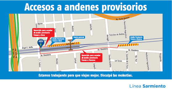 CRÓNICA FERROVIARIA: Línea Sarmiento: Distintas obras en estaciones ...