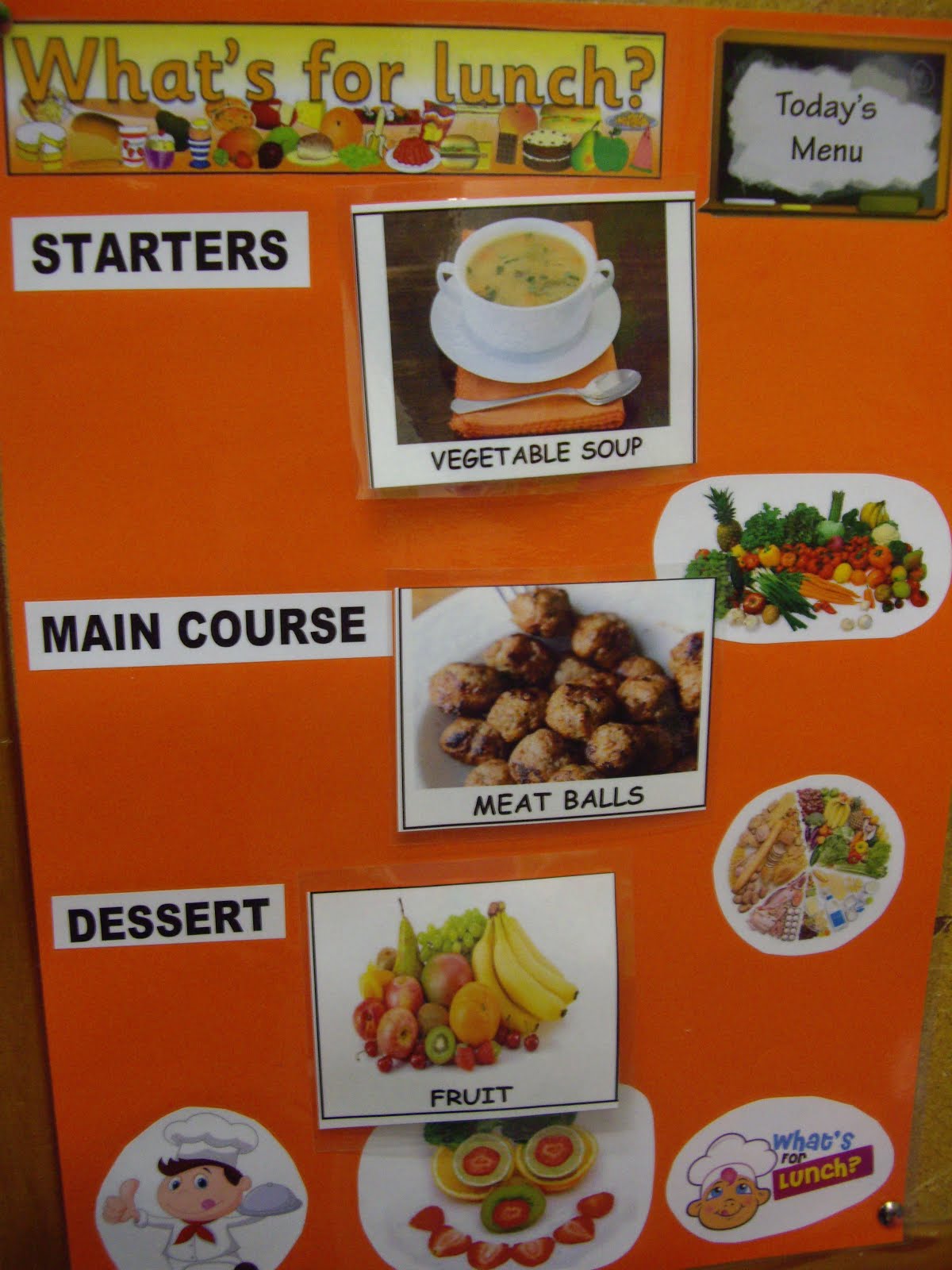 LEARNING TOGETHER: Classroom routines VII: What's for lunch?