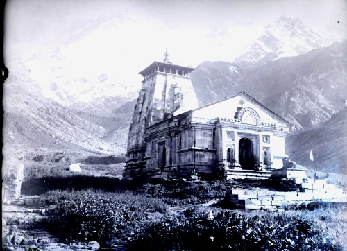 Old Photograph of Kedarnath Temple in Garhwal Himalaya, Uttrakhand ...