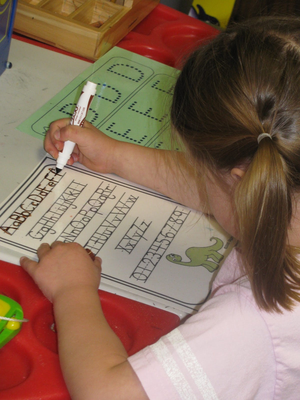 Dinosaur Writing Center | Ms.Vonda's Pre-K at All God's Children MDO ...