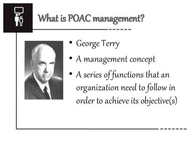 POAC is Basic Concept of Management