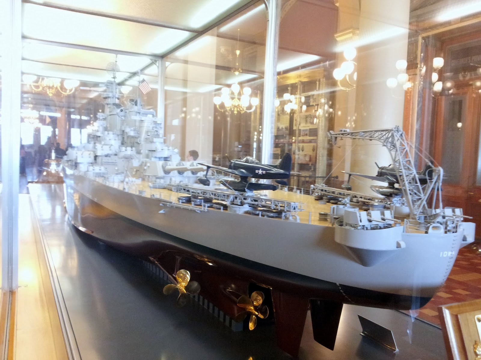 History and Culture by Bicycle: USS Iowa, BB61: Photographic History