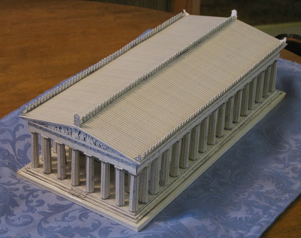 Jim's Junk!: Paper Landmarks Parthenon card stock model kit; Not for ...