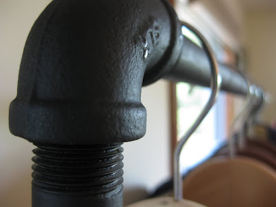 Raising Zooey Allen: Plumbers Pipe Coat Rack
