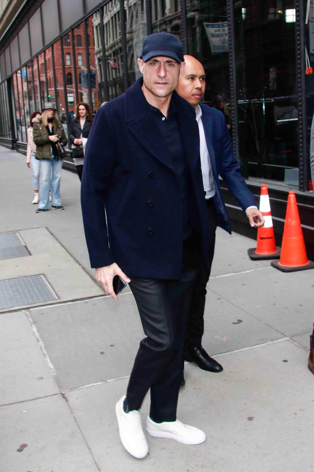 SHAZAM STAR MARK STRONG VISITS NYC BUILD SERIES