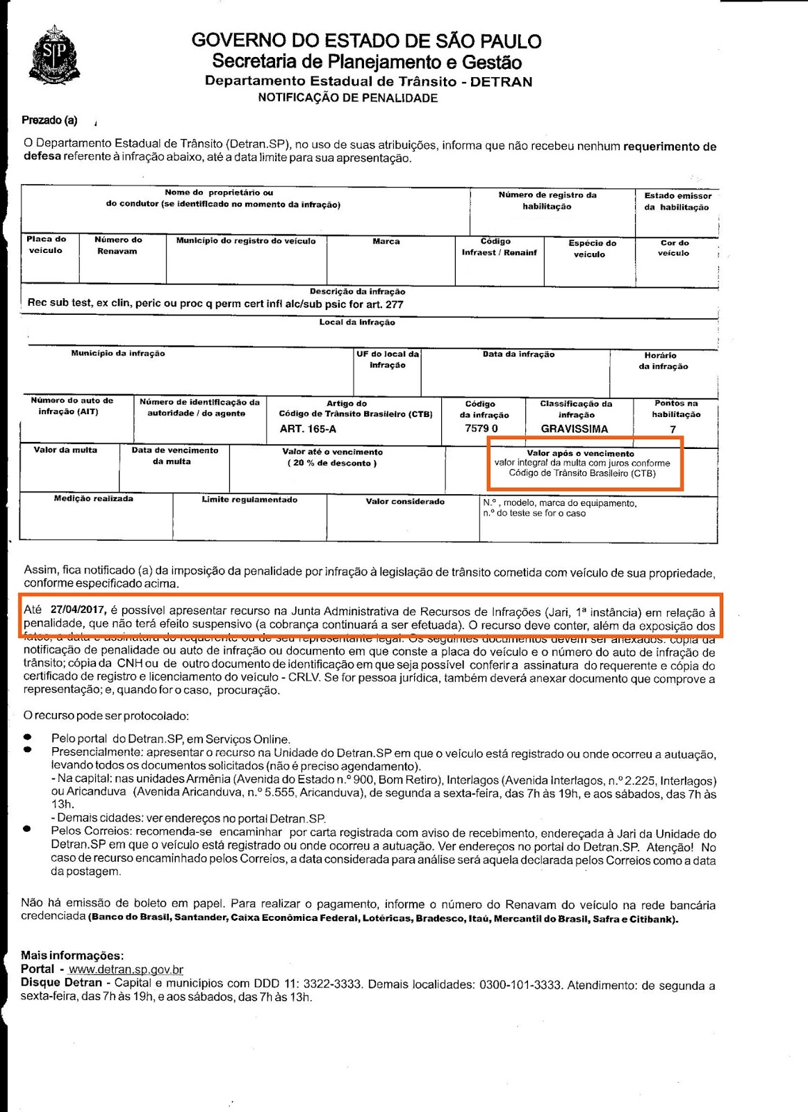 Recursos de Multas - Equipe Siga Recursos: Lei Seca SP