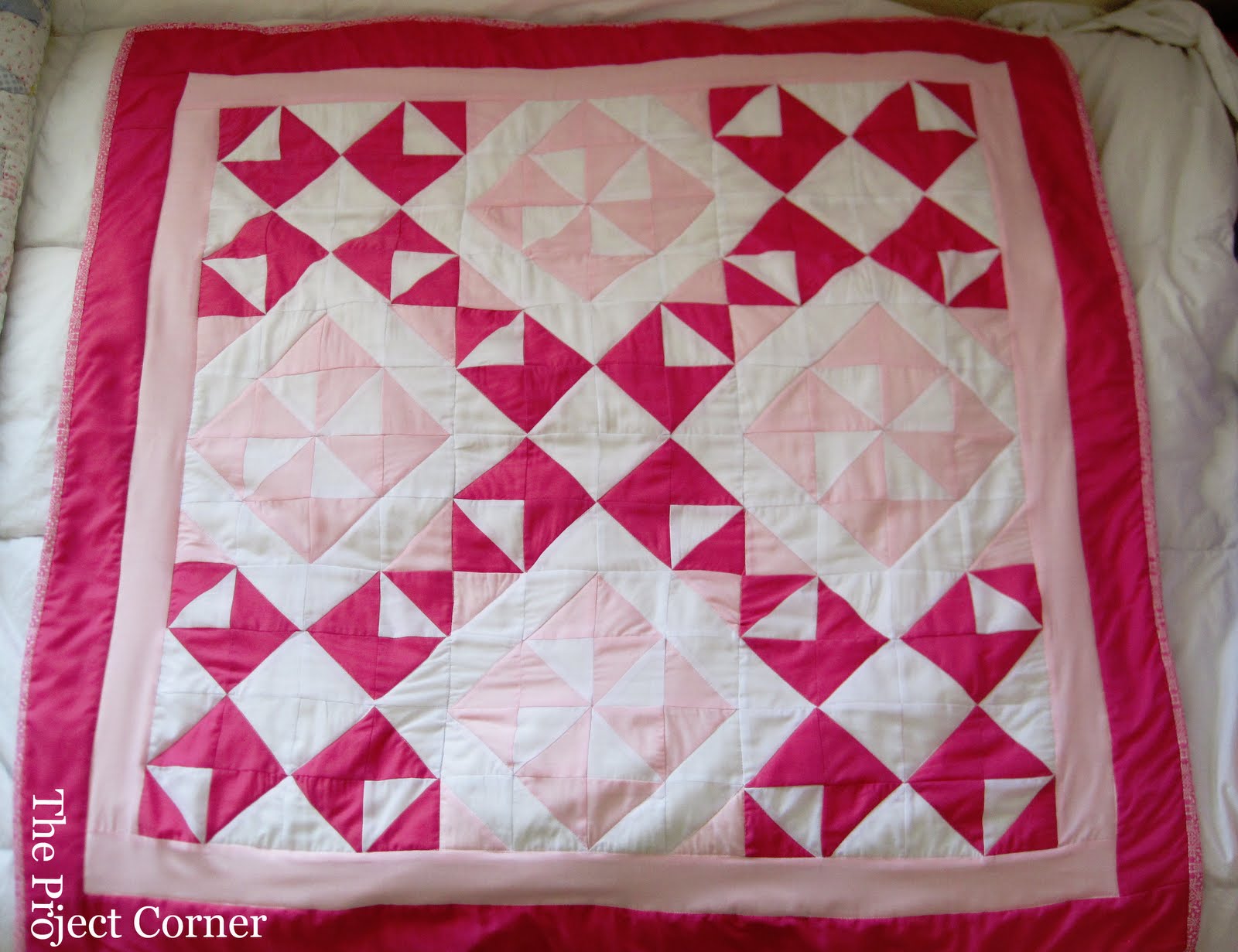 The Project Corner: Pink Pinwheel Quilt