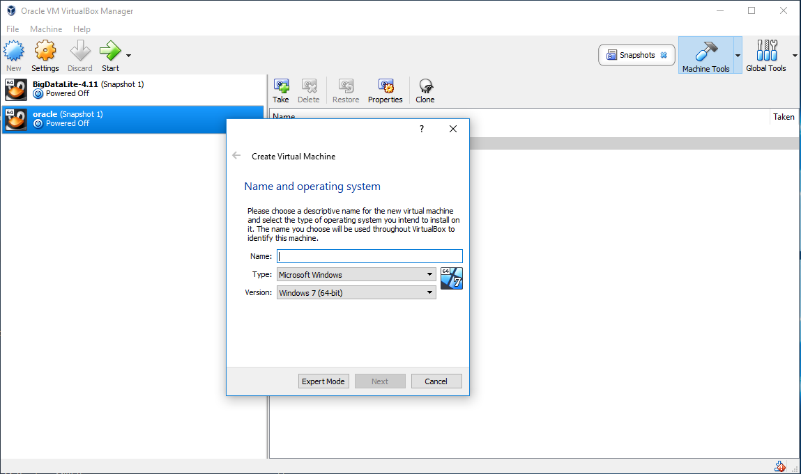 Create Virtual Machine