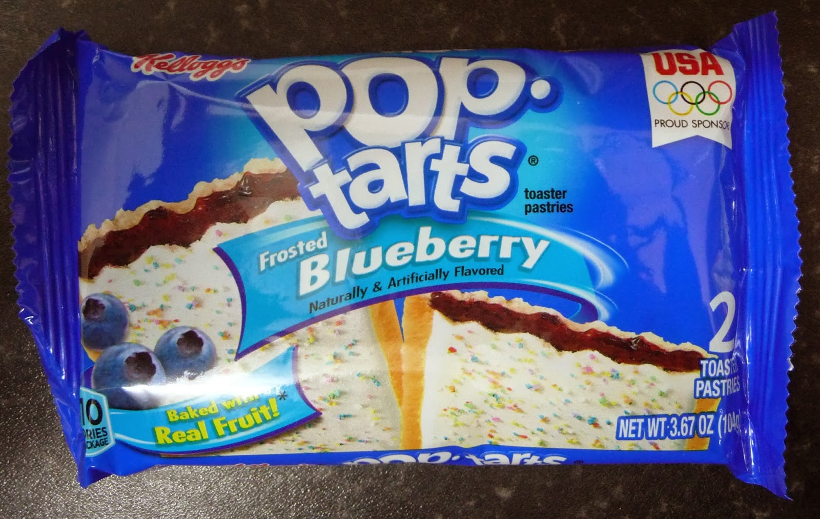 Something to look forward to: Kellogg's Pop Tarts: Frosted blueberry