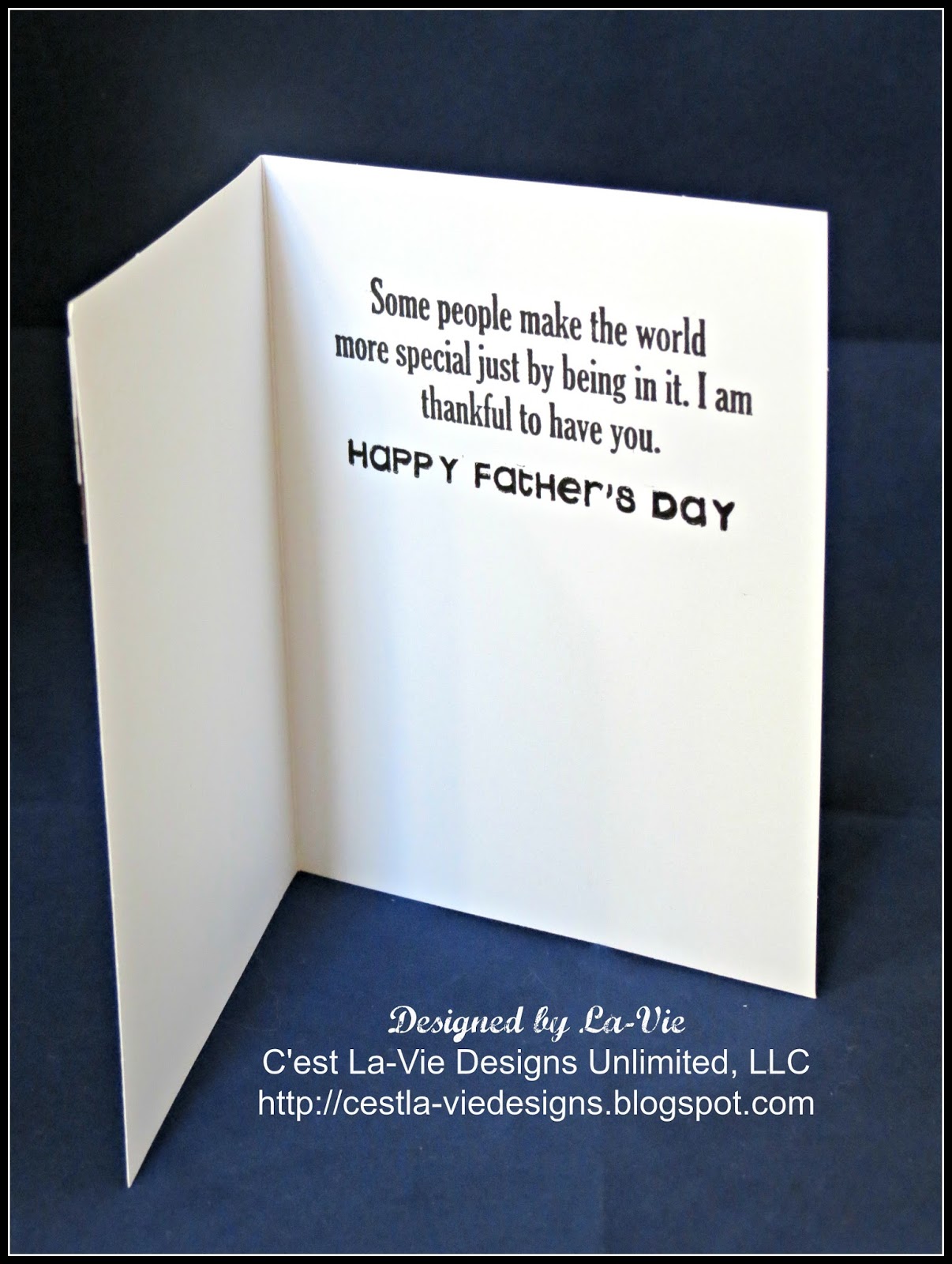 C'est La-Vie Designs Unltd., LLC: Dear Father