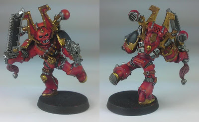 Art and Musings of a Miniature Hobbyist: How to Paint Khorne Berzerkers