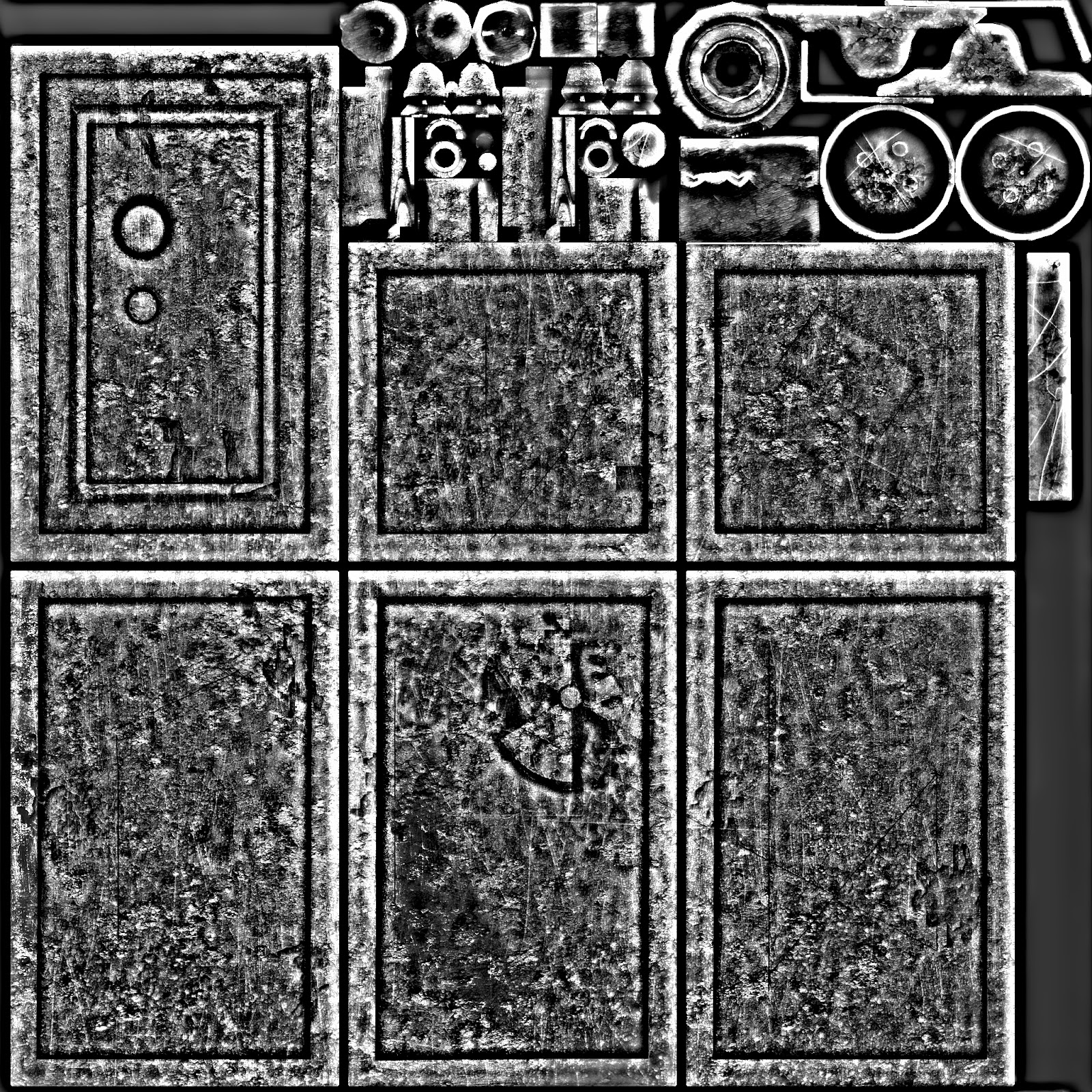 Sketches, Concepts, and Finished Works: Almost finished safe texture