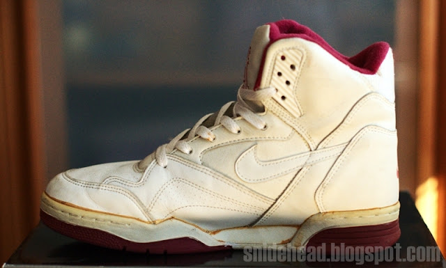 SOLD | 1990 NIKE QUANTUM FORCE II HIGH burgundy US10