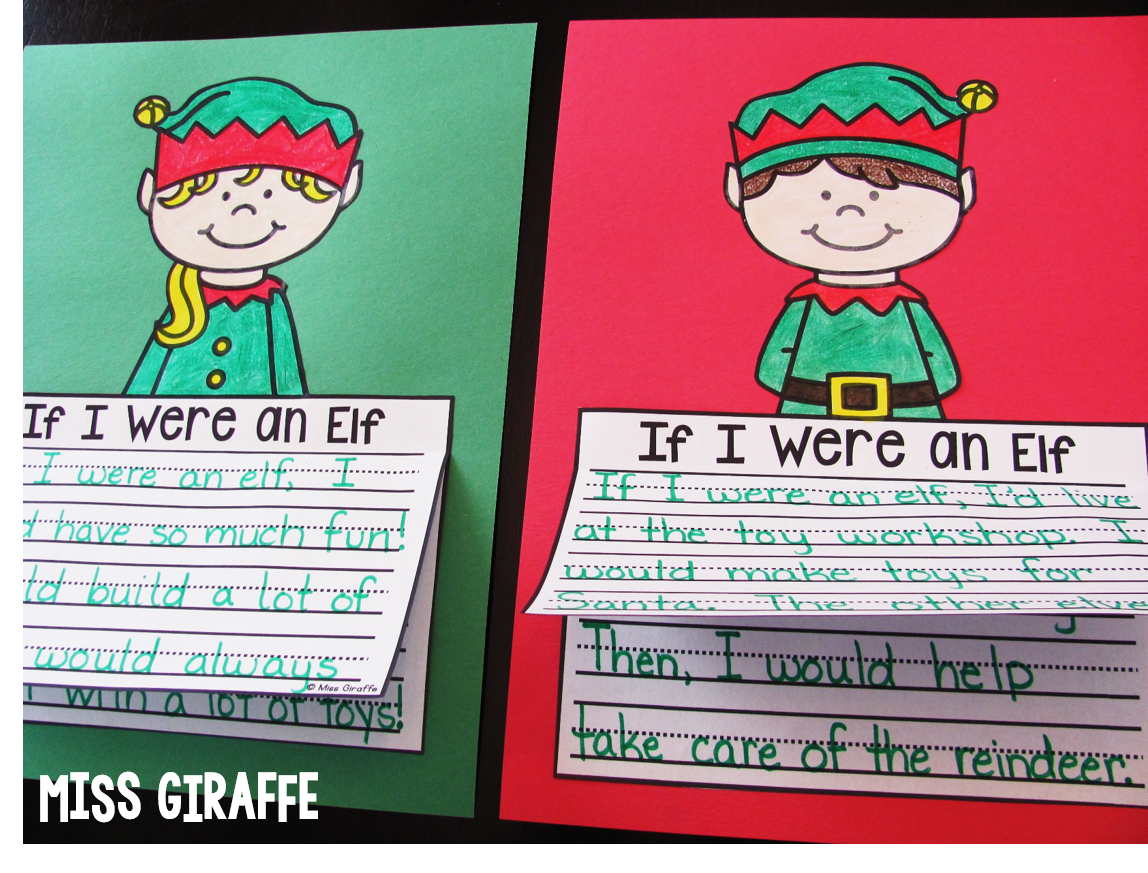 Miss Giraffe's Class: December Writing Crafts