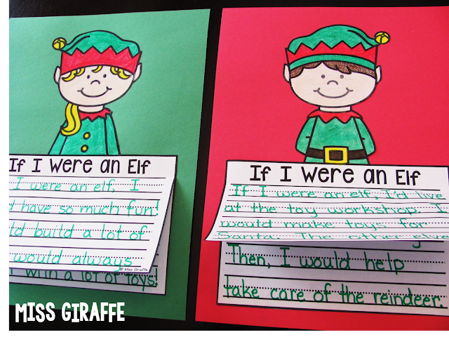 Miss Giraffe's Class: December Writing Crafts