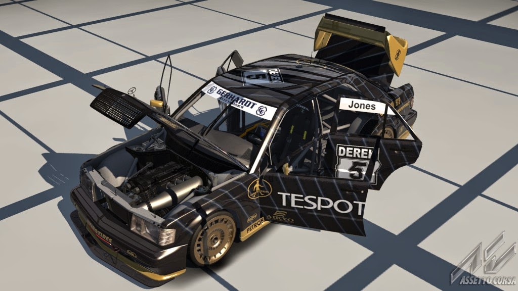 The Sim Review: Assetto Corsa Mods Mercedes-Benz W201 E190 DTM
