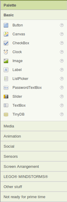 Iniciacion a APP Inventor: Herramientas de App Inventor