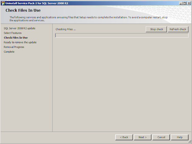 Once the file check is completed, Click "Next"