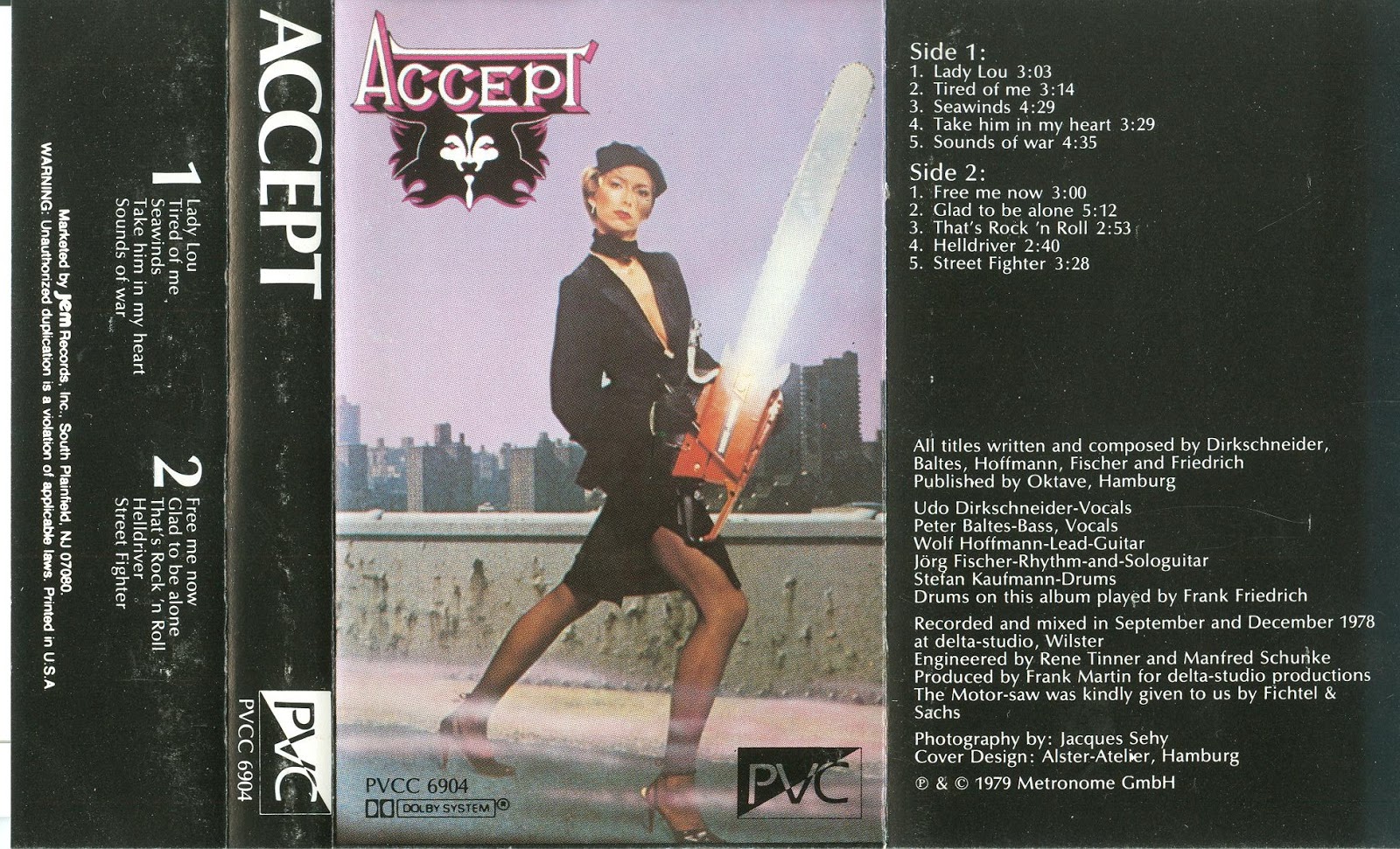 Tape Scans and Info: Accept - Accept (1979)