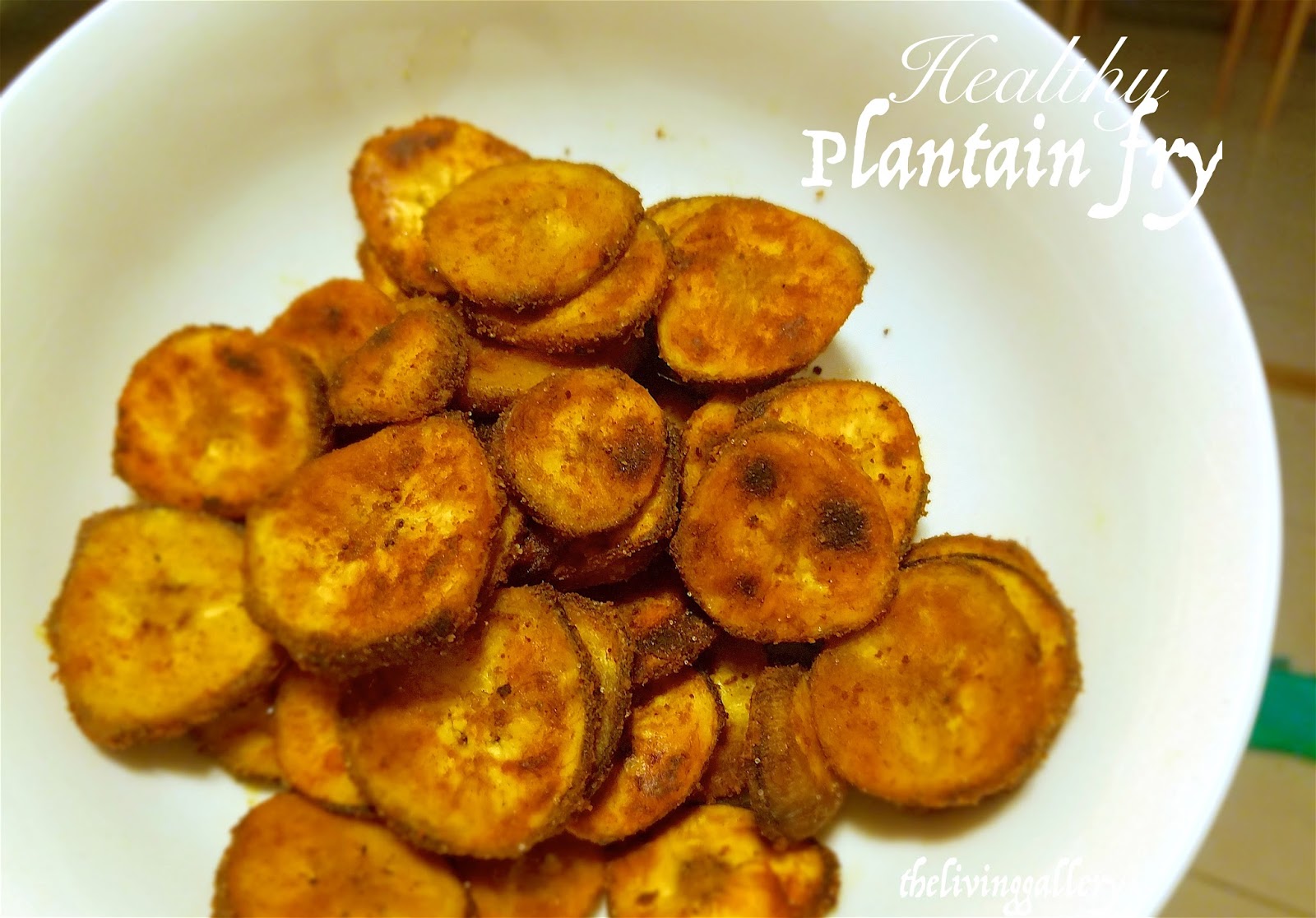 HEALTHY PLANTAIN FRIES