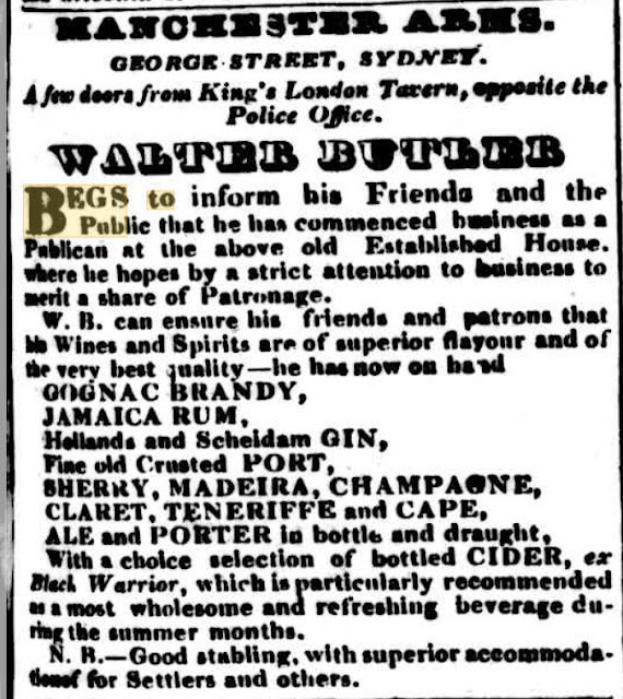 Walter Butler (c.1807-1870)- the life of a 'currency' lad born in the ...