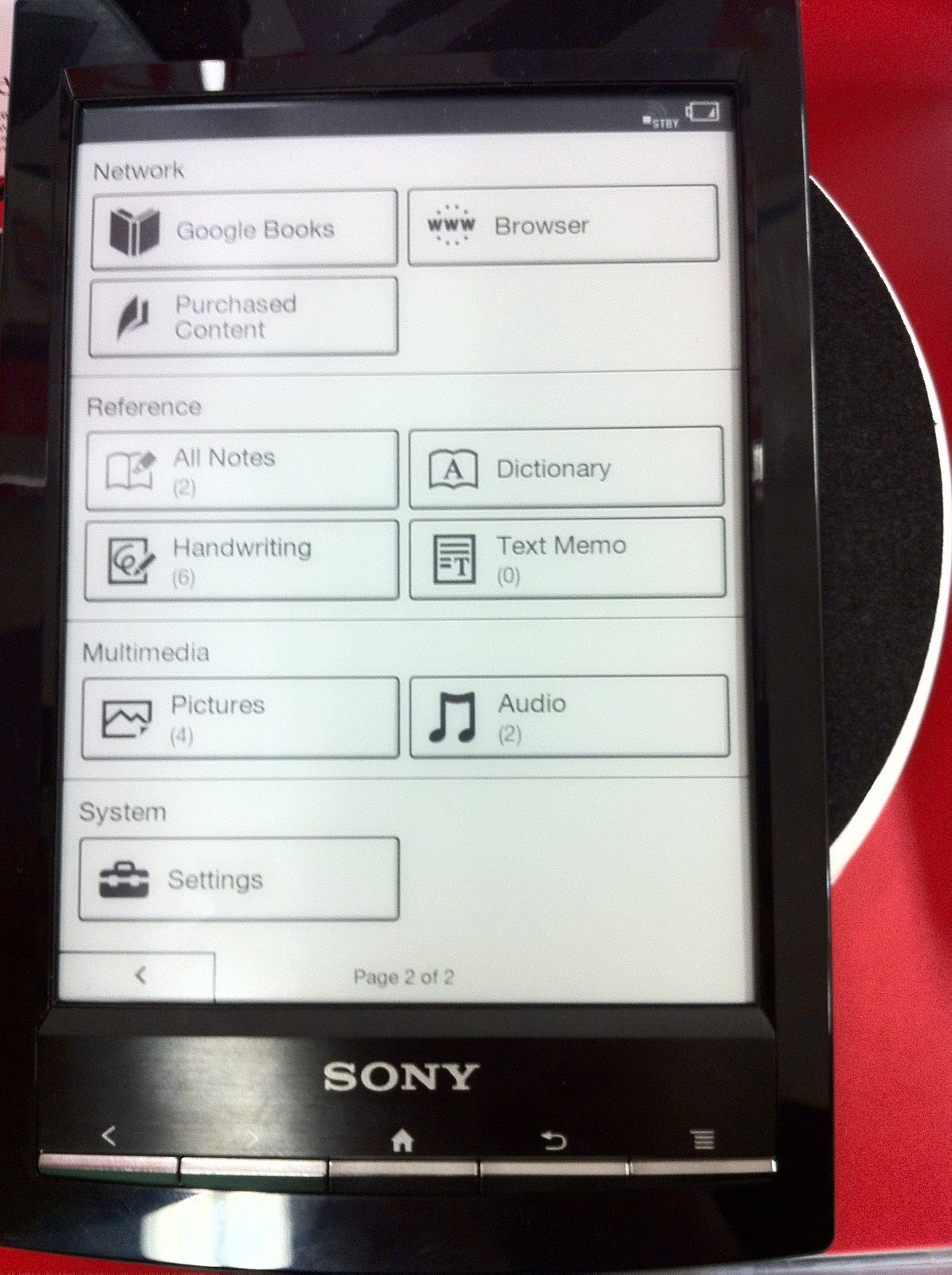 科技之嘉: 電子閱讀器 Sony eReader WiFi Touch 在澳洲動手玩