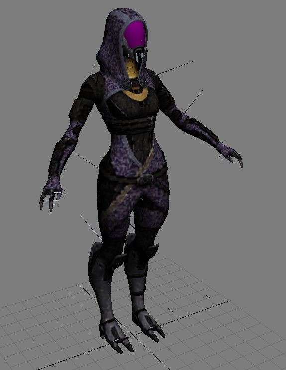 RigsArena - Free Rigs for 3ds Max: Girl Creature (Skinned Bones)