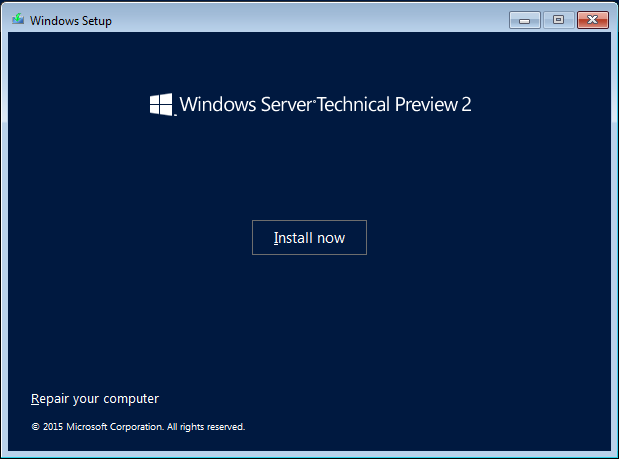 First Impression of Windows Server 2016 Technical Preview 2 | TechCrumble