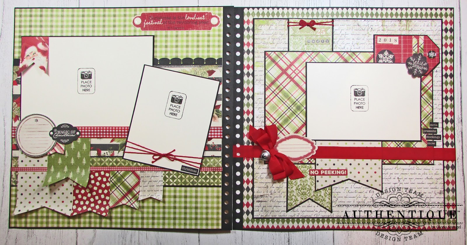 Scraps of Life: Christmas Layered Layouts