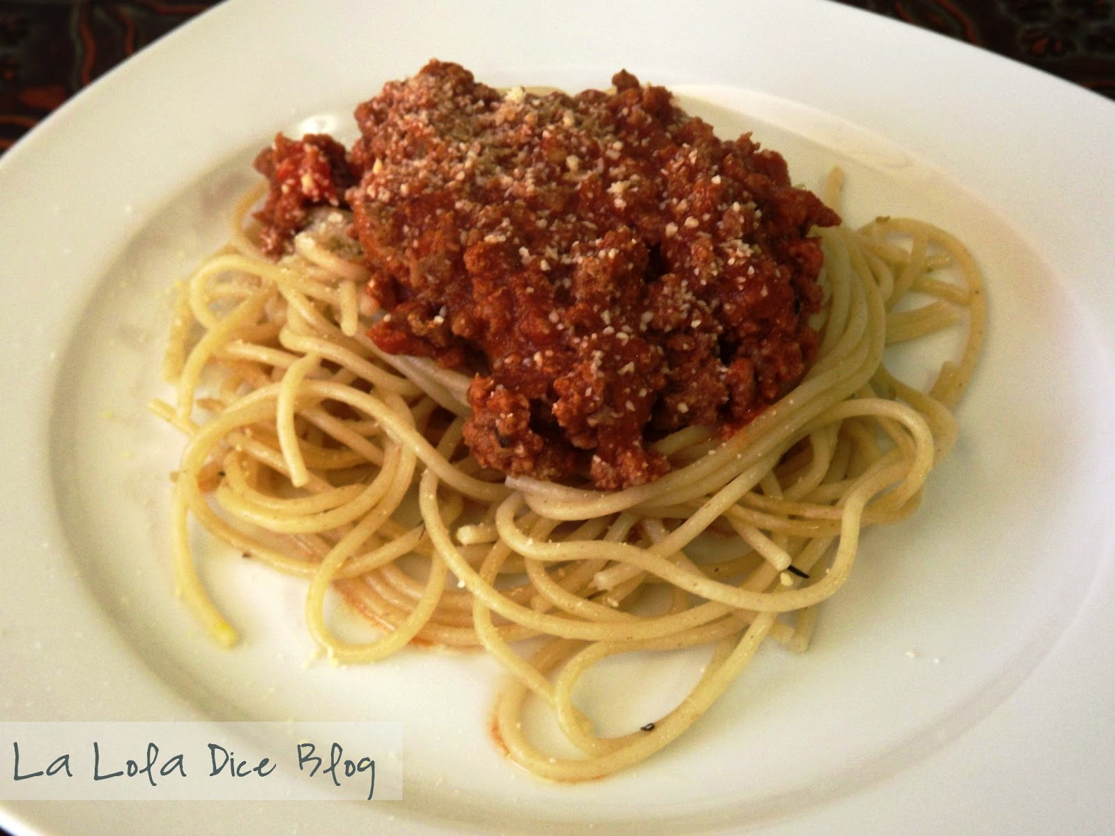 Spaguetti con Carne | La Lola Dice