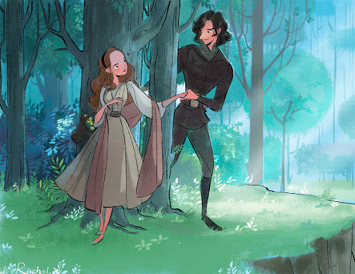 Diva's Reylo Fan Art Series: Rachel Xin's Unmistakably Fluid and ...