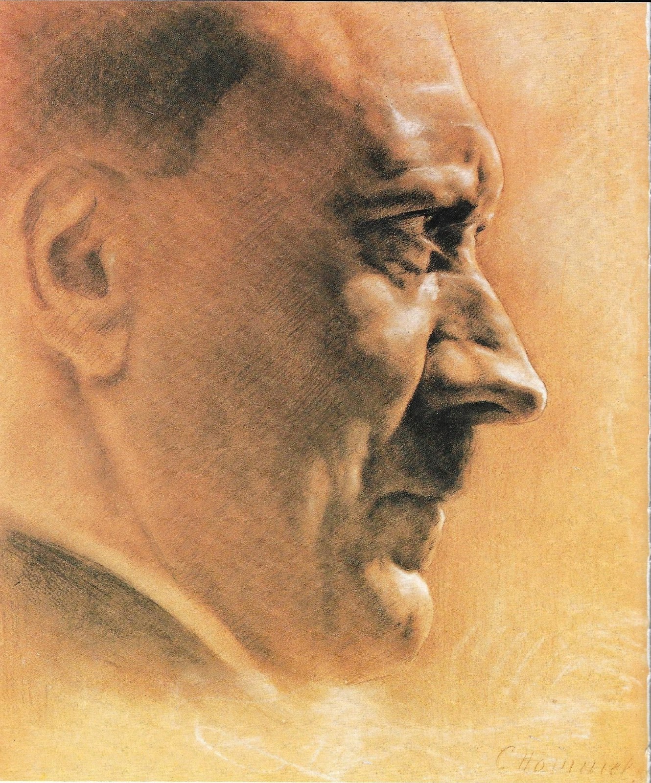 Art of the Third Reich: Conrad Hommel: Portrait of Adolf Hitler in ...