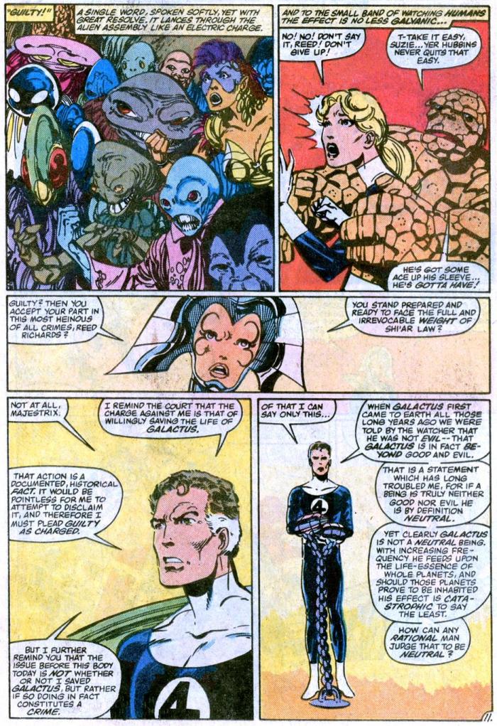 Jamie on the wing: fantastic four #262 (1984) - the trial of reed ...