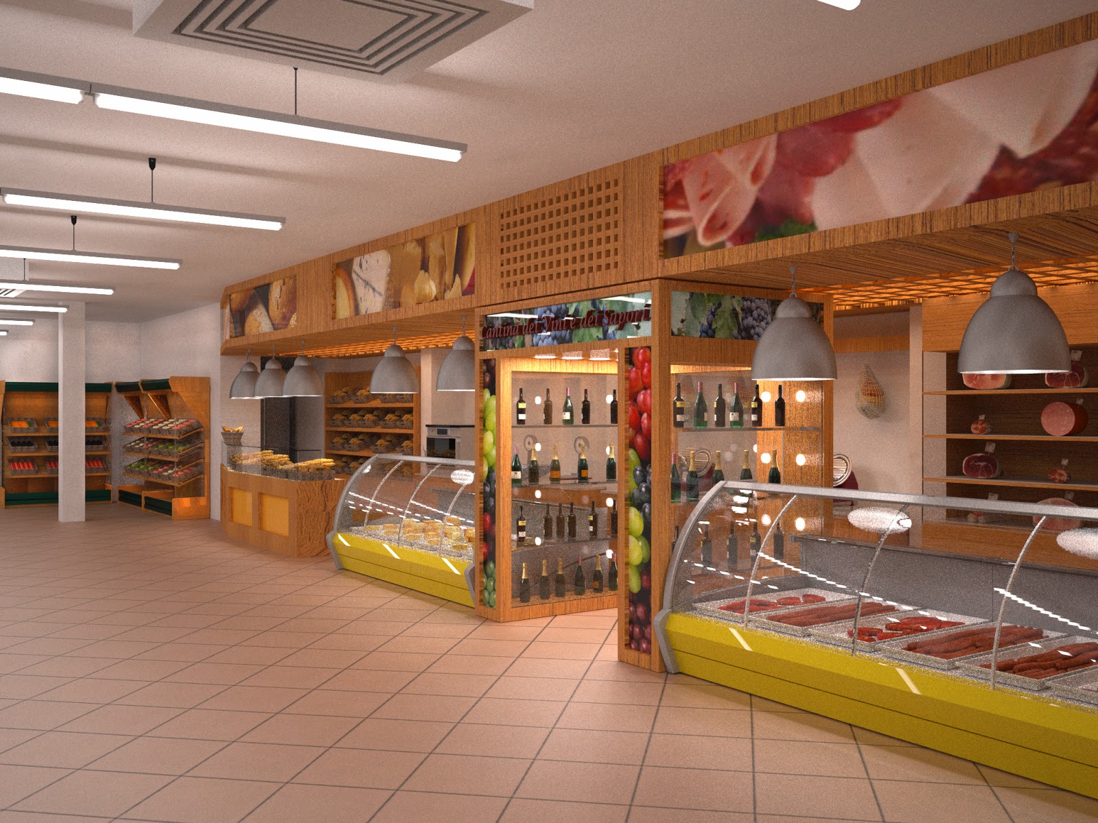 Supermarket - Renders for Crai