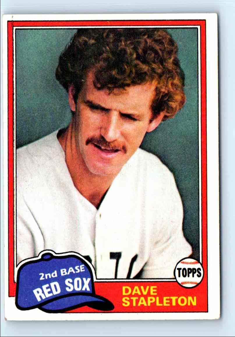 Baseball Cards Come to Life!: 1981 Topps Dave Stapleton