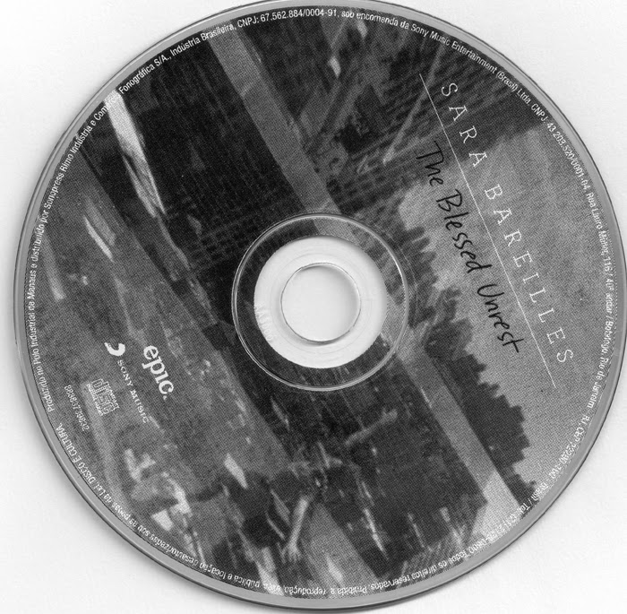 Encarte: Sara Bareilles - The Blessed Unrest - Encartes Pop