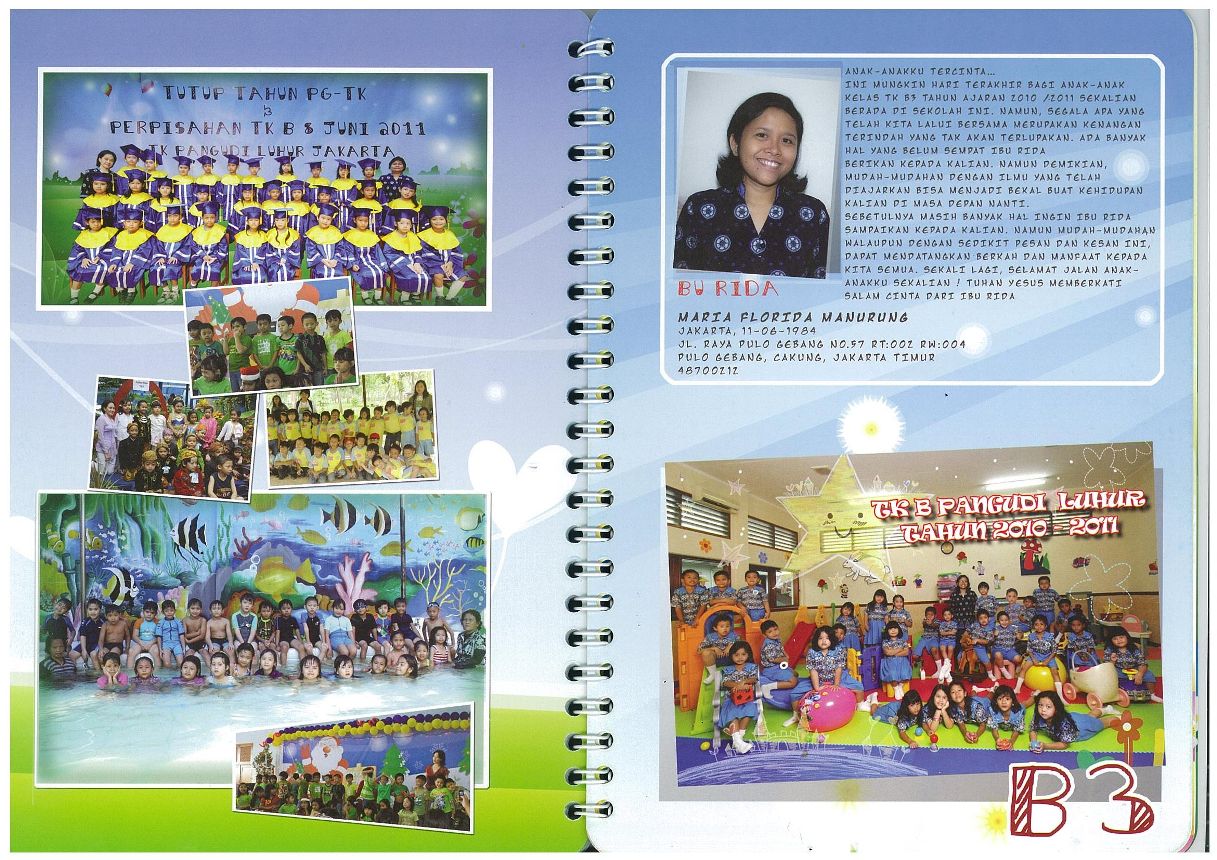 Keluarga Kecapi dan Kisahnya: Yearbook TK Nadhisa, 2011