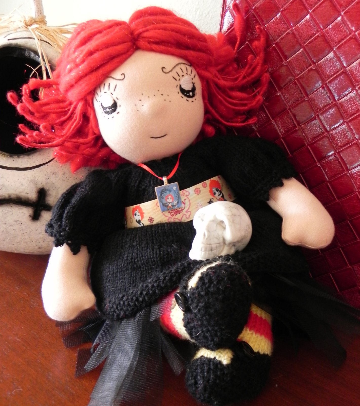 Once Upon A Doll: Meet Ruby Gloom...a custom Manga-inspired doll...