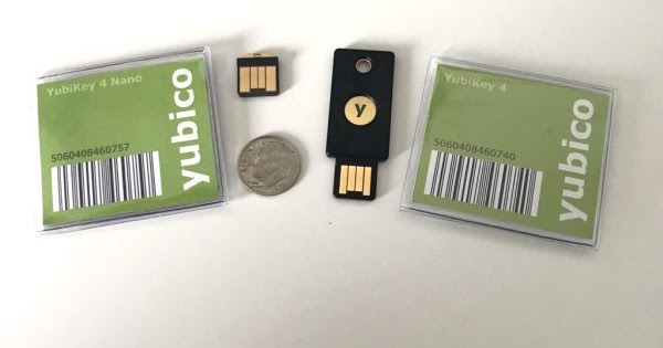 YubiKey 4 Nano Universal 2nd Factor Smart Card Authenticator | Gadget ...
