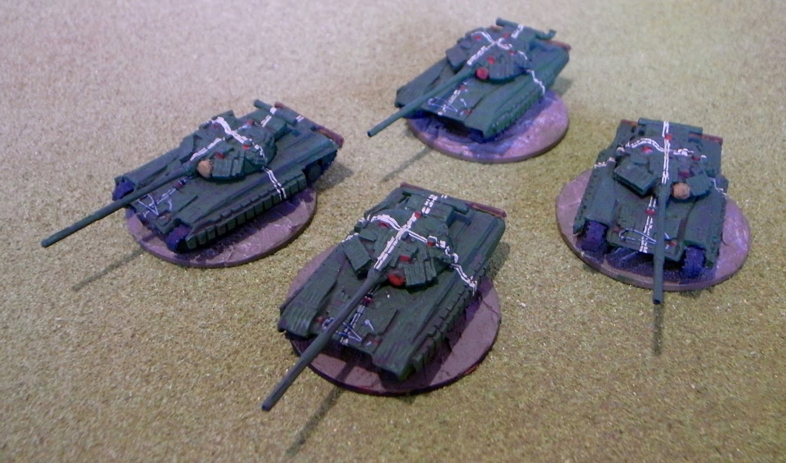 Wargaming and Modelling: QRF / TSS - 1/100 15mm - T-64BV