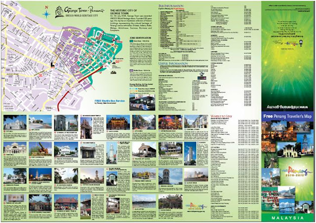 Penang Overview: Roaming Around with a Map - blissfulguro